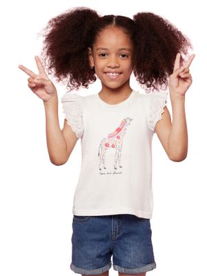 Buy Spunkies Geefee Tee New Print White Online