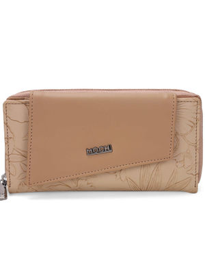 Buy Mochi Women Faux Leather Magnetic Flap Zip Casual Wallet Online