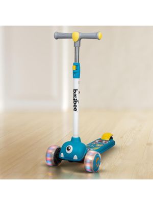 Buy BAYBEE Blue 3 Wheel & Height Adjustable Skate Scooter Online