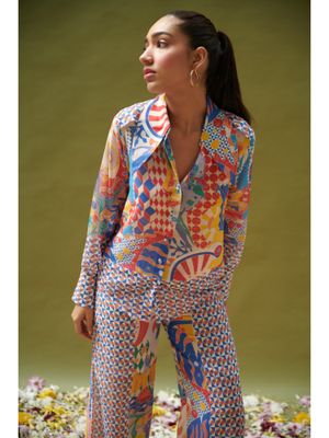 Buy CINCIN Fashion Multicolor Printed Shirt Online