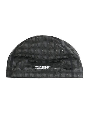Buy Viva Swimming PU 3D Swimming Cap for Boys and Girls Black Online