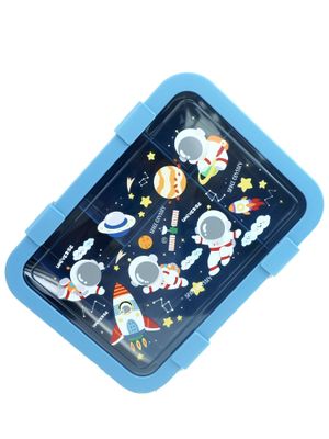 Buy Little Surprise Box 5 Sections Blue Space Lunch Box For Kids Online