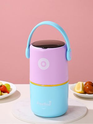 Buy Little Surprise Box Purple & Blue Handle Compact Stainless Steel ...