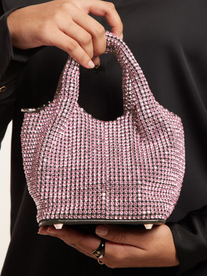 Buy RSVP by Nykaa Fashion Pink Embellished Small Handbag Online