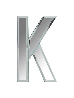 Buy Pinch of Pretty Classy Letter "K" Alphabet Mirror Wall Hanging Online