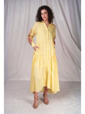 Buy Seesa Button Down Ankle Length Dress Online