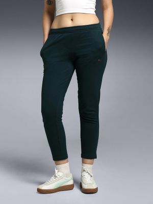 Buy Puma Green Solid Slim Fit Trouser (XXS) Online