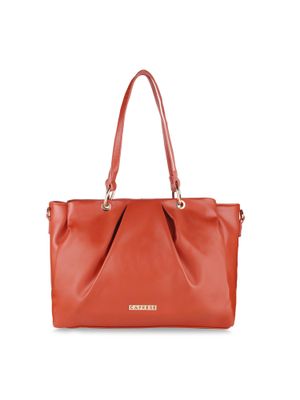 Buy Caprese Large Red Casual Tote Handbag Online