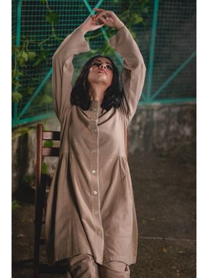 Buy Mushio Nazakat Top Side Gather Panel Online