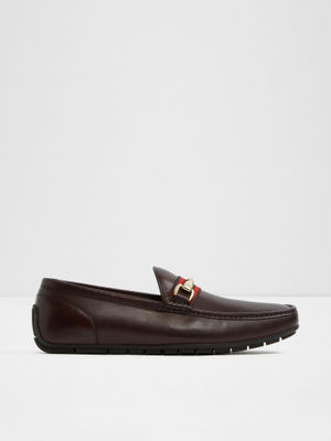 Buy Aldo Omemee Solid Brown Moccasins Online