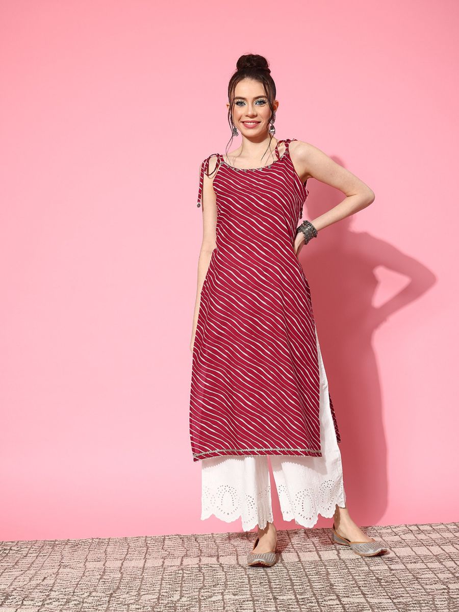 Buy Stylish Shoulder Strap Kurtis Collection At Best Prices Online