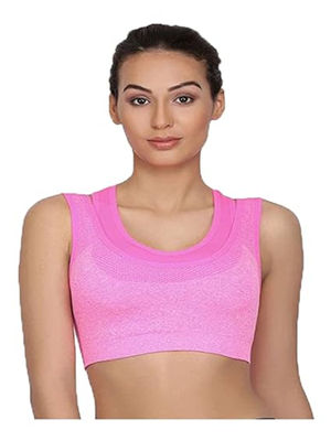 Buy BRACHY Pink Gym Bra for Women (30D) Online