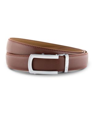 Buy HALDEN Vellano Brown Belt with Classic Silver Matt Buckle Online