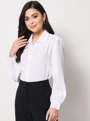 Buy Trend Arrest White Full Sleeve Shirt Online