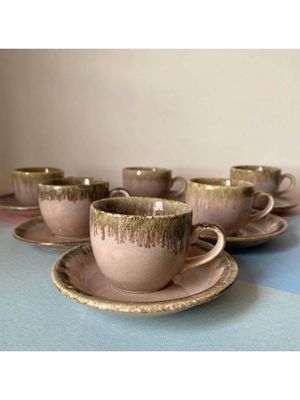 Buy Amalfiee Ceramics Exclusive Sarvottam Tea Set 11Pcs Online