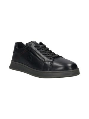 Buy Bugatti Fiero Black Mens Leather Sneakers Online