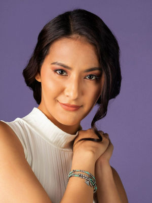 PRITA Bangle Bracelets and Cuffs : Buy PRITA Blue Beaded Multilayer ...