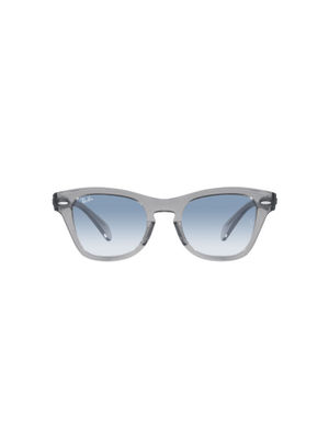 Buy Ray-Ban Transparent Grey Sunglasses (0RB0707S-Square-Grey Frame ...