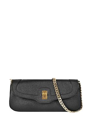 Buy Eske Rachel Black Solid Vegan Leather Shoulder Bag Online