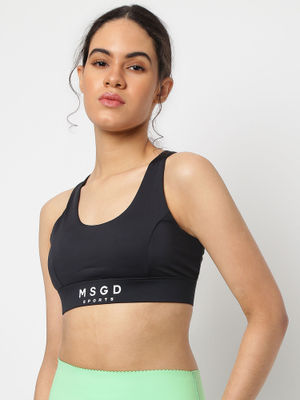Buy Missguided Recycled Black Msgd Sports Functional Sports Bra Online
