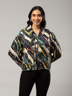 Buy Label Ritu Kumar Multi-Color Printed Jacket Online
