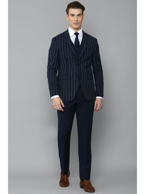 Louis Philippe Suits : Buy Louis Philippe Navy Four Piece Suit (set Of ...