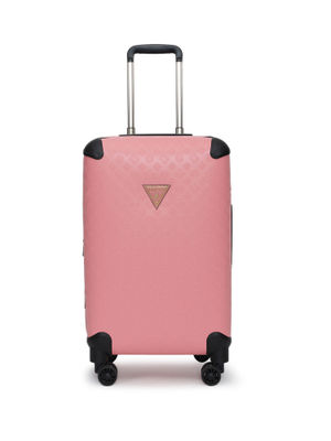 Buy Guess Pink Textured Wilder Trolley Bag (22) Online