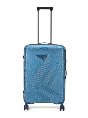 Buy VIP Blue Textured Polypropylene Trolley Bag Online