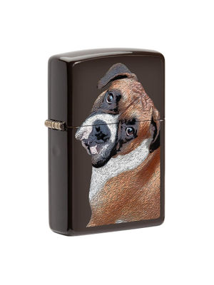 Buy Zippo Boxer Dog Design Windproof Pocket Lighter Online