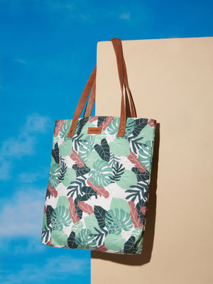 Buy Pipa Bella by Nykaa Fashion Quirky Green & Brown Tropical Amelia ...