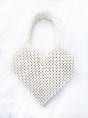 Buy A Clutch Story Love Inspo Pearl Wristlet HandBag Online
