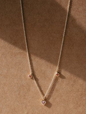 Buy Perfectly Average Delicate Studded Necklace | 18K Gold Plated With ...