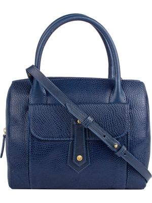 Buy Hidesign Navy Blue Hong Kong Handbag Online