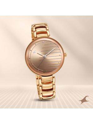 Buy Fastrack Style up 1.0 6216WM02 Rose Gold Dial Analog Watch for ...