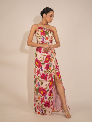 Buy Poppi Pink Dragonfly Maxi Dress Online