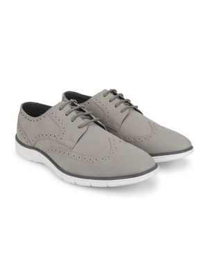 Buy Yoho Grey Casual Brogues for Men (UK 6) Online