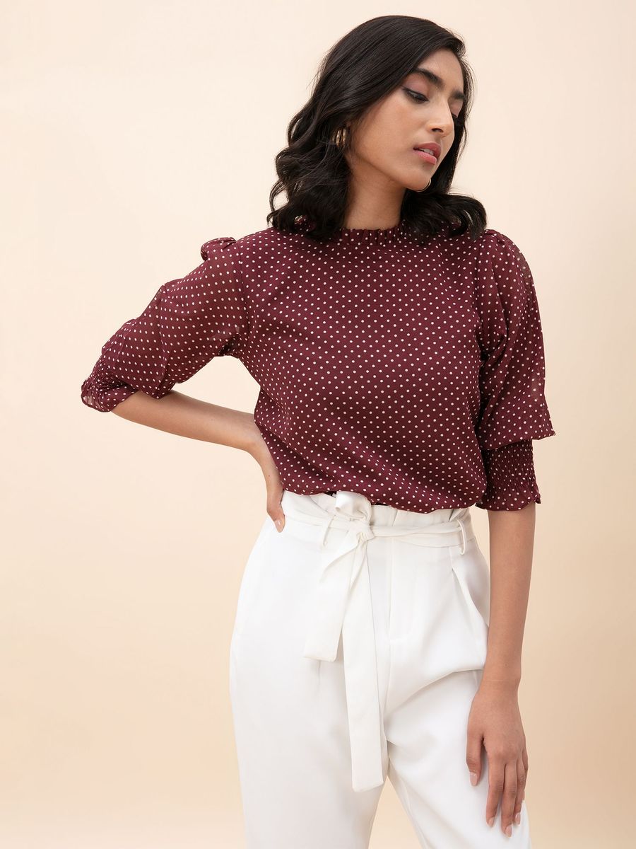 Buy High Neck Tops At Upto 80% Off | High Turtle Neck Tops For Women