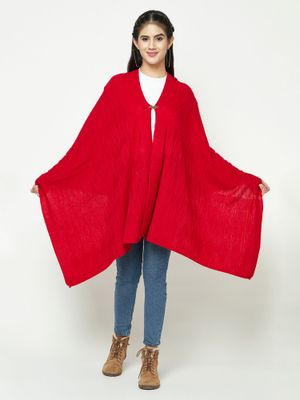 Buy Knitstudio Monochromic Red Stole Online