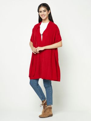 Buy Knitstudio Monochromic Red Stole Online