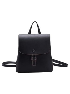 Buy Inkmilan Black Casual Backpack for Women Online