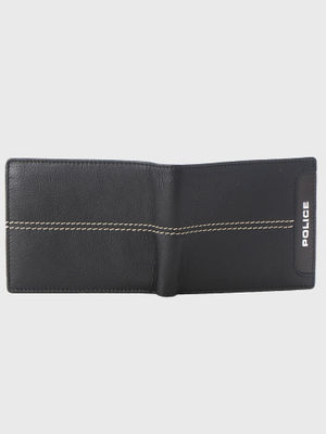 Buy Police Clive Black & Brown Men Slim Wallet Online