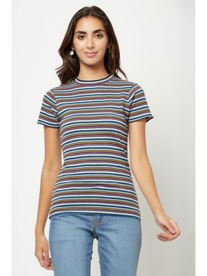 Buy HOUSE OF S Multi-color Stripe Top Online