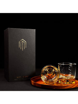 Buy Melbify Gold Italian Opera Whiskey Glass Gift Set (300ml) Online