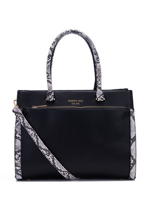 Buy Kenneth Cole Womens Tote Bag with Zip - Black Online