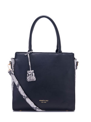 Buy Kenneth Cole Womens Tote Bag with Zip - Black Online