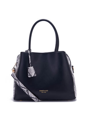 Buy Kenneth Cole Womens Tote Bag with Zip - Black Online