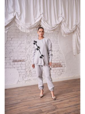 Buy STTAVOSS Flavia Grey Co-Ord (Set of 2) (XS) Online