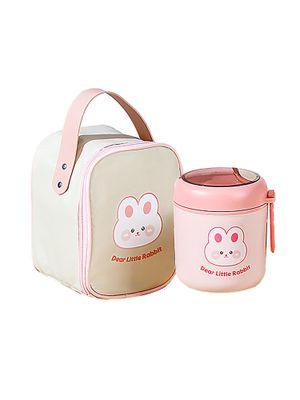 Buy Little Surprise Box Pink Rabbit Soup Lunch Box with Insulated ...