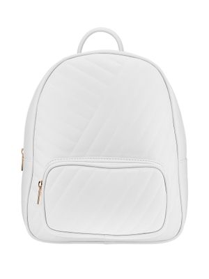 Buy Fastrack Quilted White Backpack Online