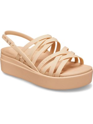 Crocs sandals_women : Buy Crocs Brooklyn Cream Women Sandal (EURO 42-43 ...
